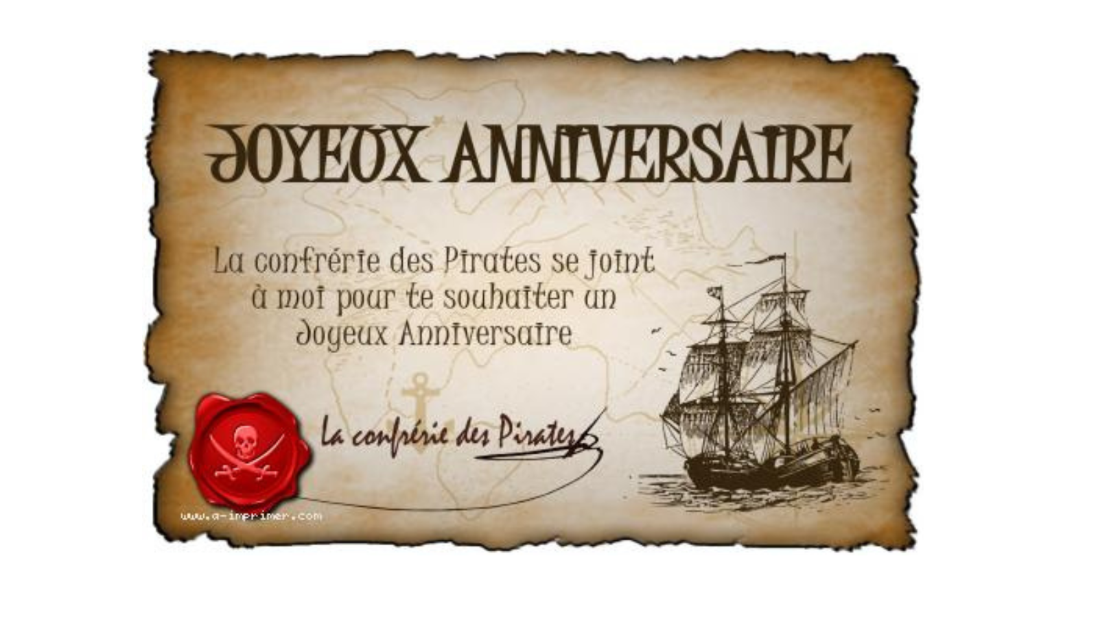 Panneau Joyeux Anniversaire Imprimable